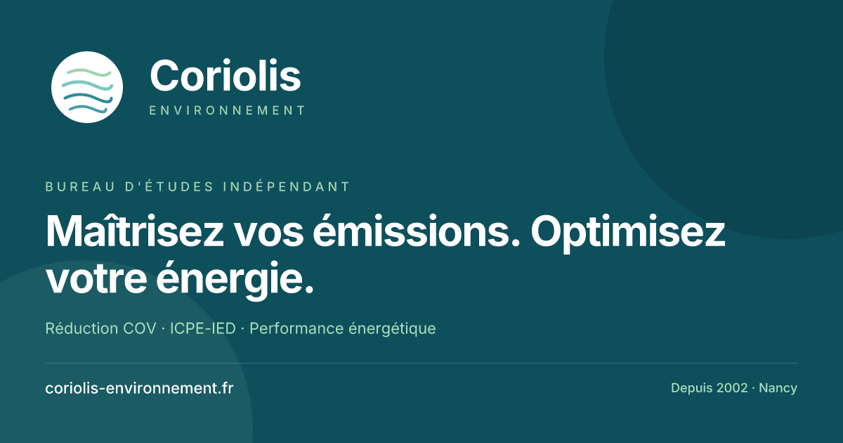 Conformité ICPE & IED — Préparation aux contrôles DREAL | Coriolis ...